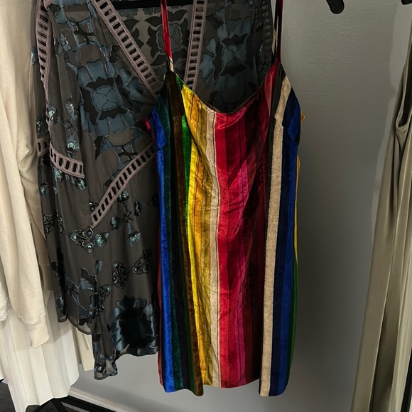 Milly | Dresses | Milly Rare Rainbow Slip Dresss | Poshmark